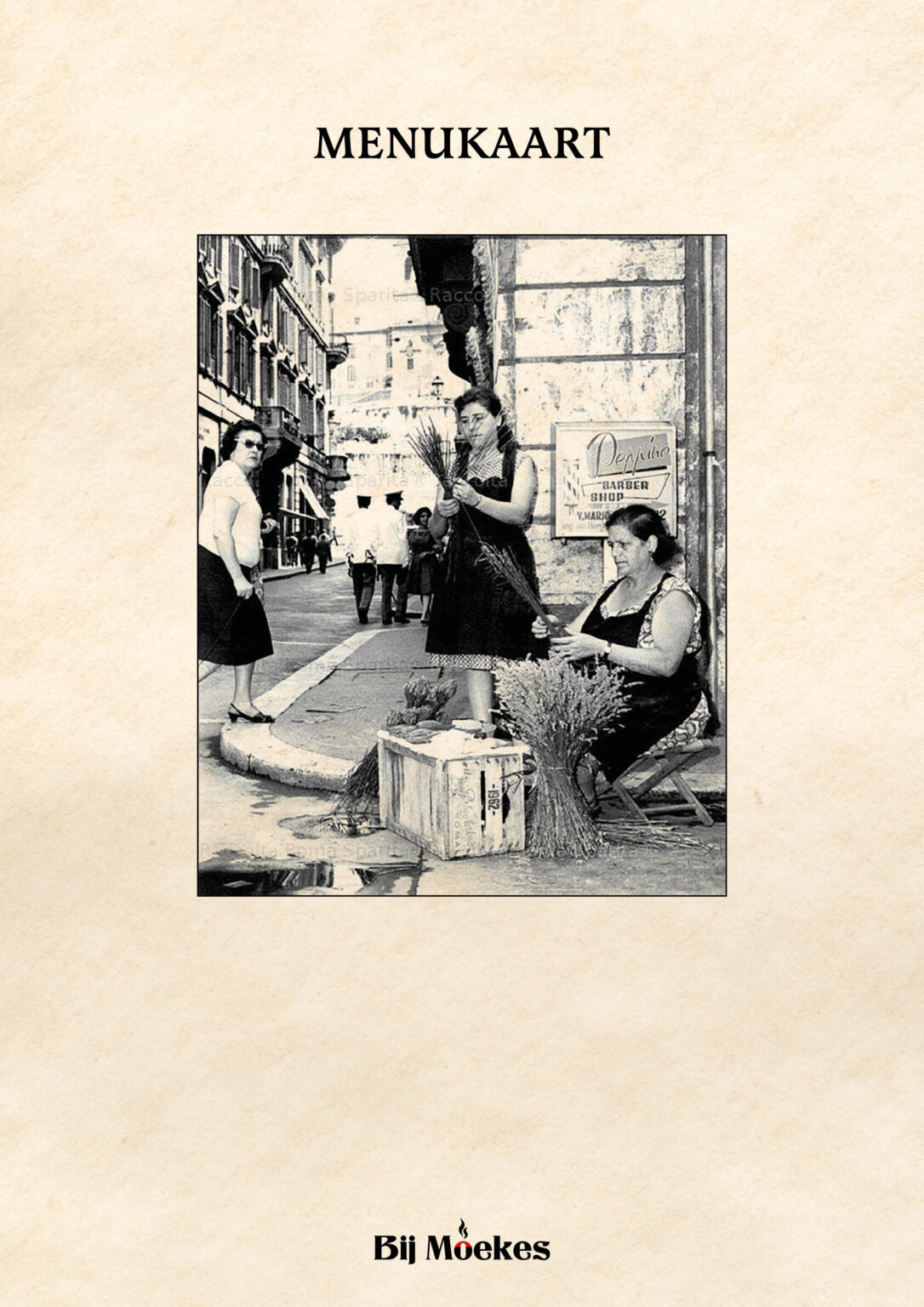Menukaart | Bij Moekes